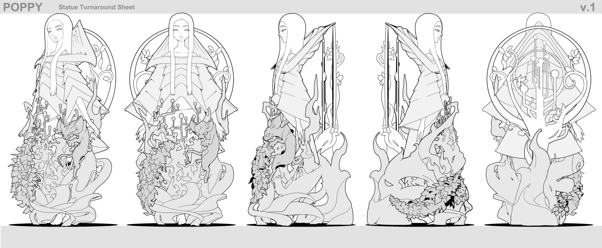 POPPY Altar Statue | MIYABIART